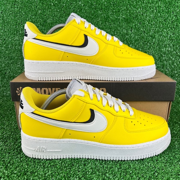 Nike | Shoes | New Nike Air Force Af1 Tour Yellow Sail Black Low Top ...